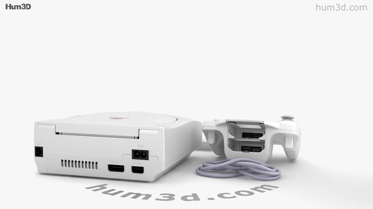 360 view of SEGA Dreamcast 3D model - 3DModels store