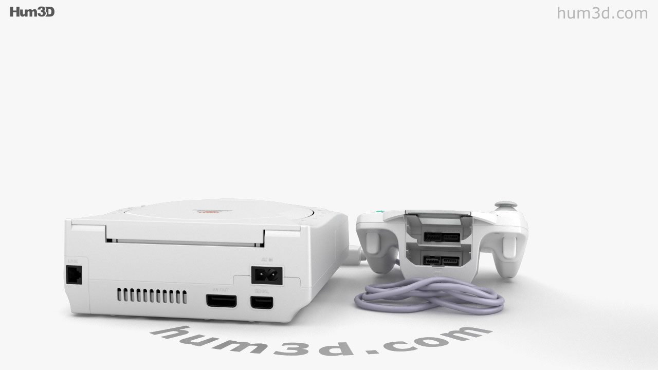 360 view of SEGA Dreamcast 3D model - 3DModels store