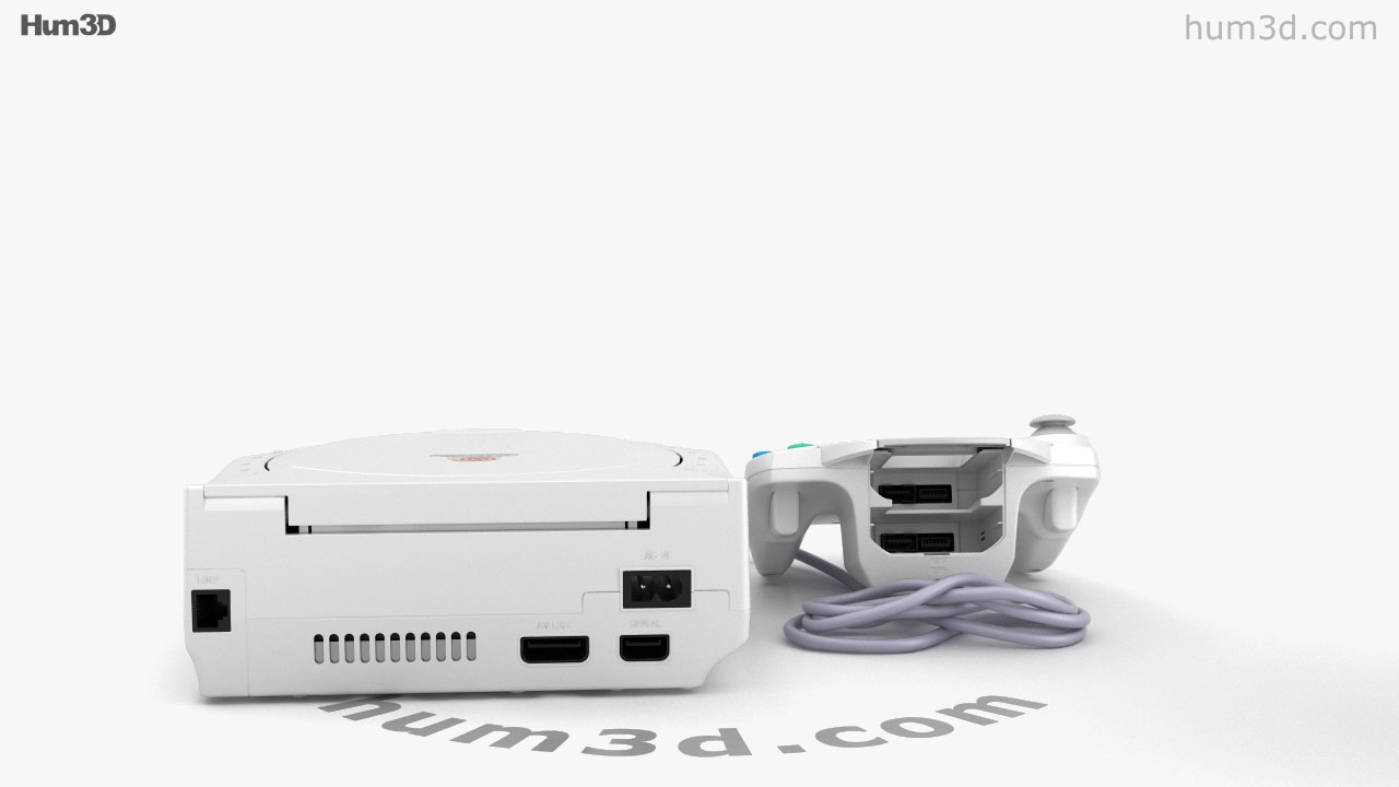 360 view of SEGA Dreamcast 3D model - 3DModels store
