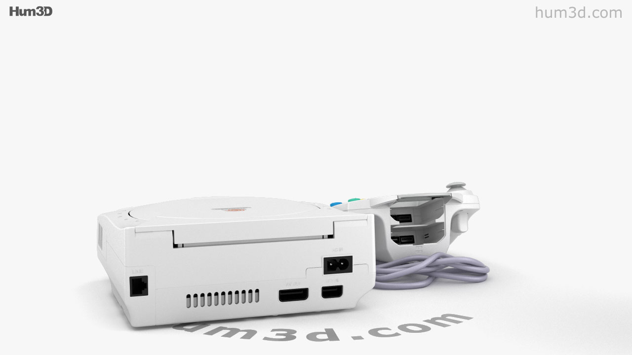 360 view of SEGA Dreamcast 3D model - 3DModels store