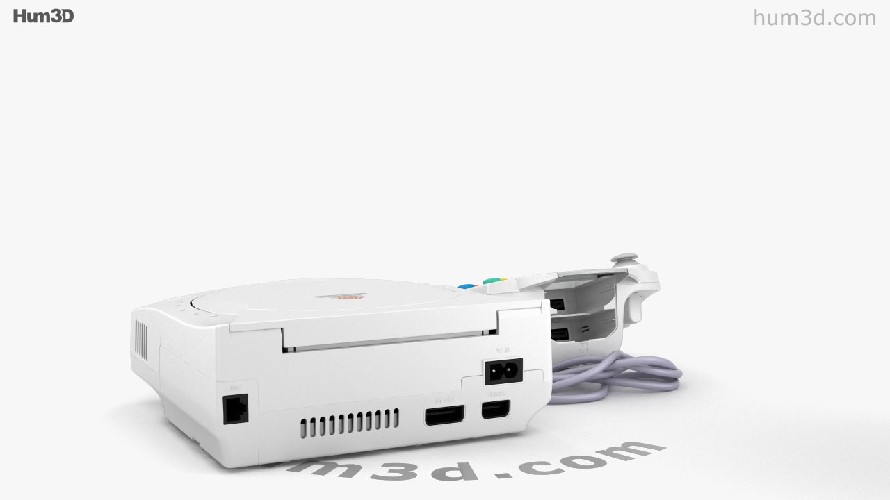 360 view of SEGA Dreamcast 3D model - 3DModels store