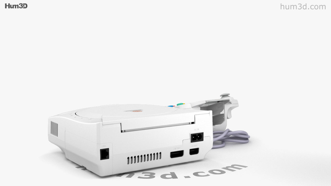 360 view of SEGA Dreamcast 3D model - 3DModels store