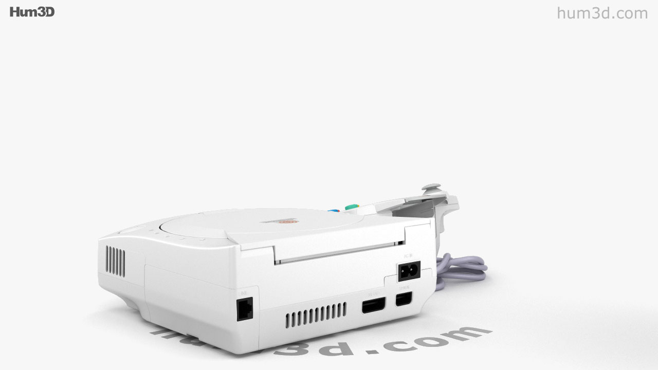 360 view of SEGA Dreamcast 3D model - 3DModels store
