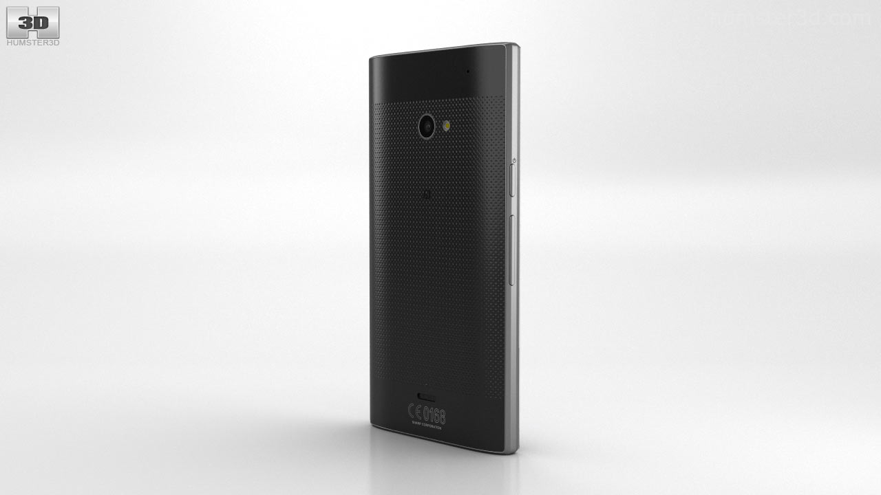 360 view of Sharp Aquos Crystal 2 Black 3D model - 3DModels store