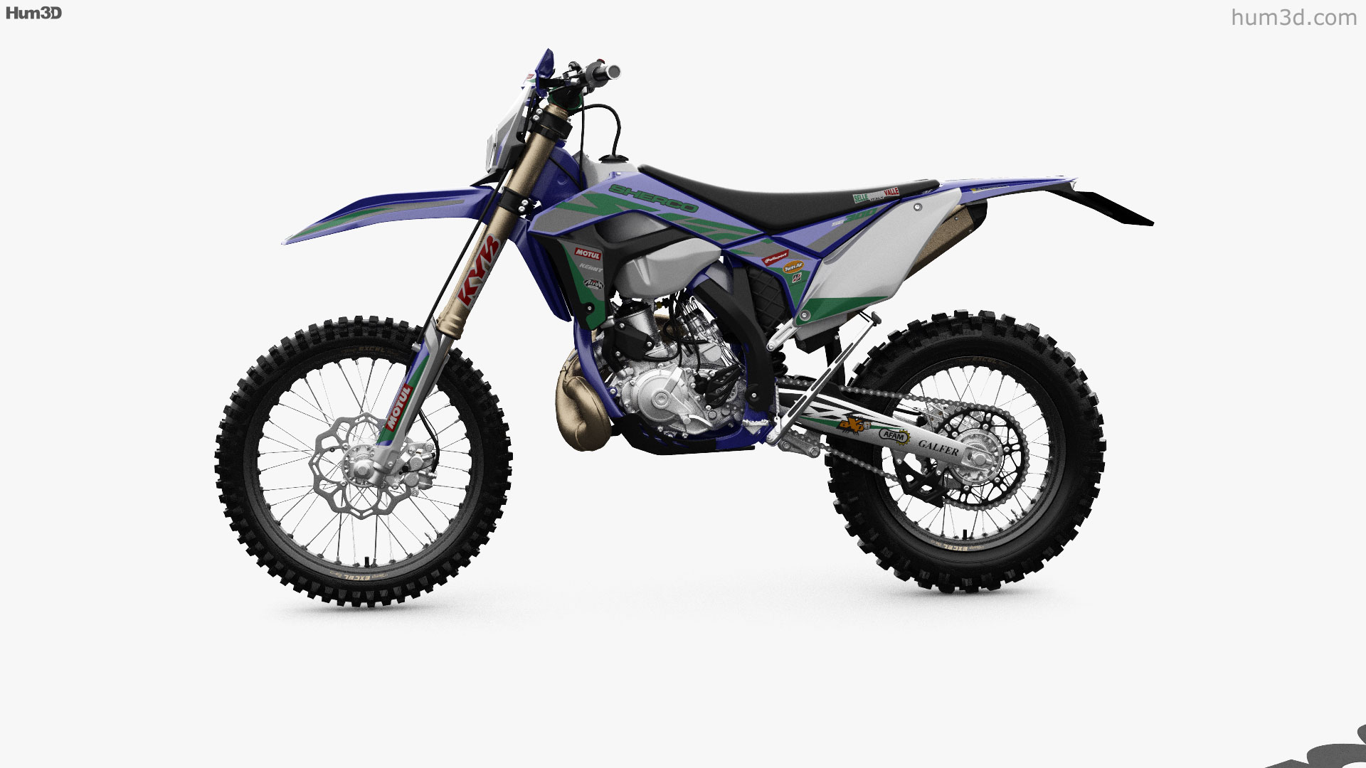 360 view of Sherco 300 SE Factory 2024 3D model - 3DModels store