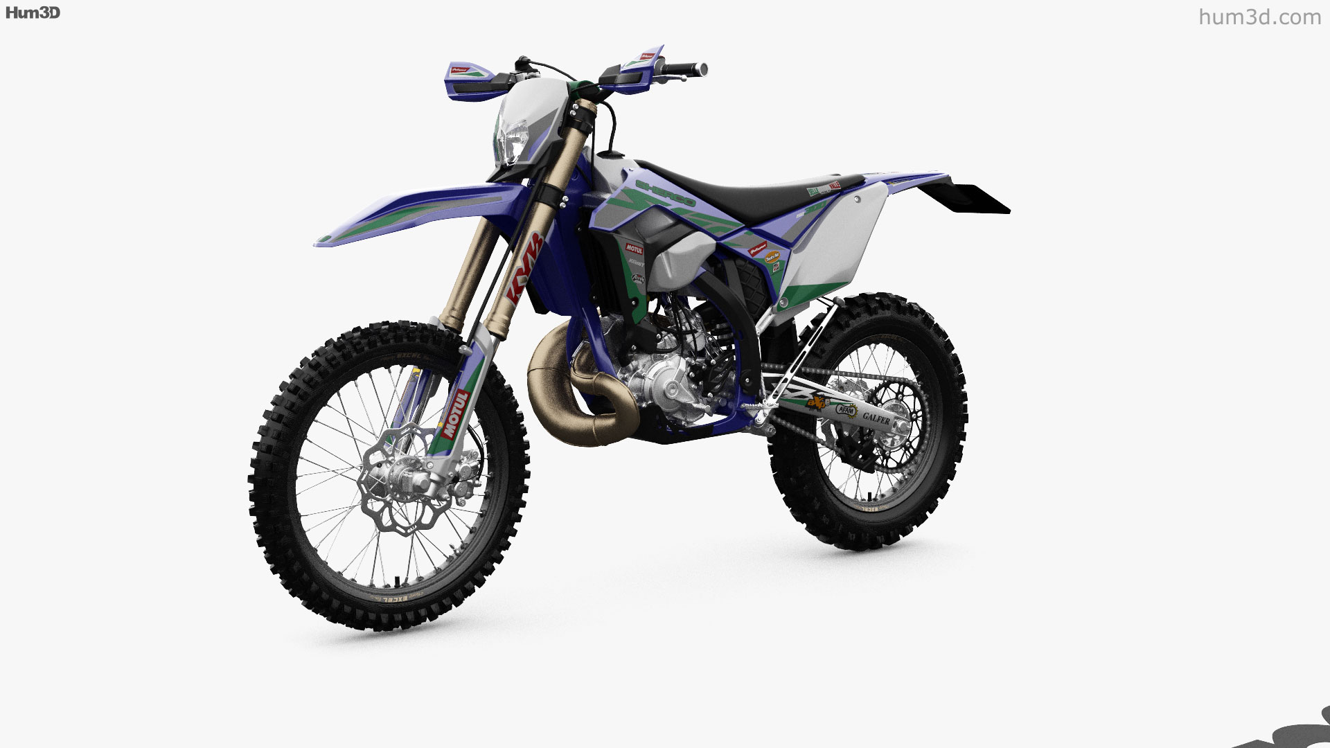 360 view of Sherco 300 SE Factory 2024 3D model - 3DModels store