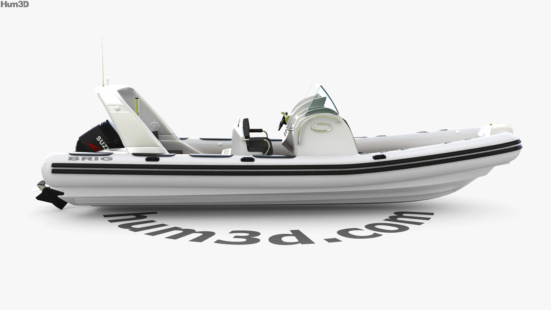 360 view of Brig Eagle 780 2013 Inflatable Boat 3D model - 3DModels store