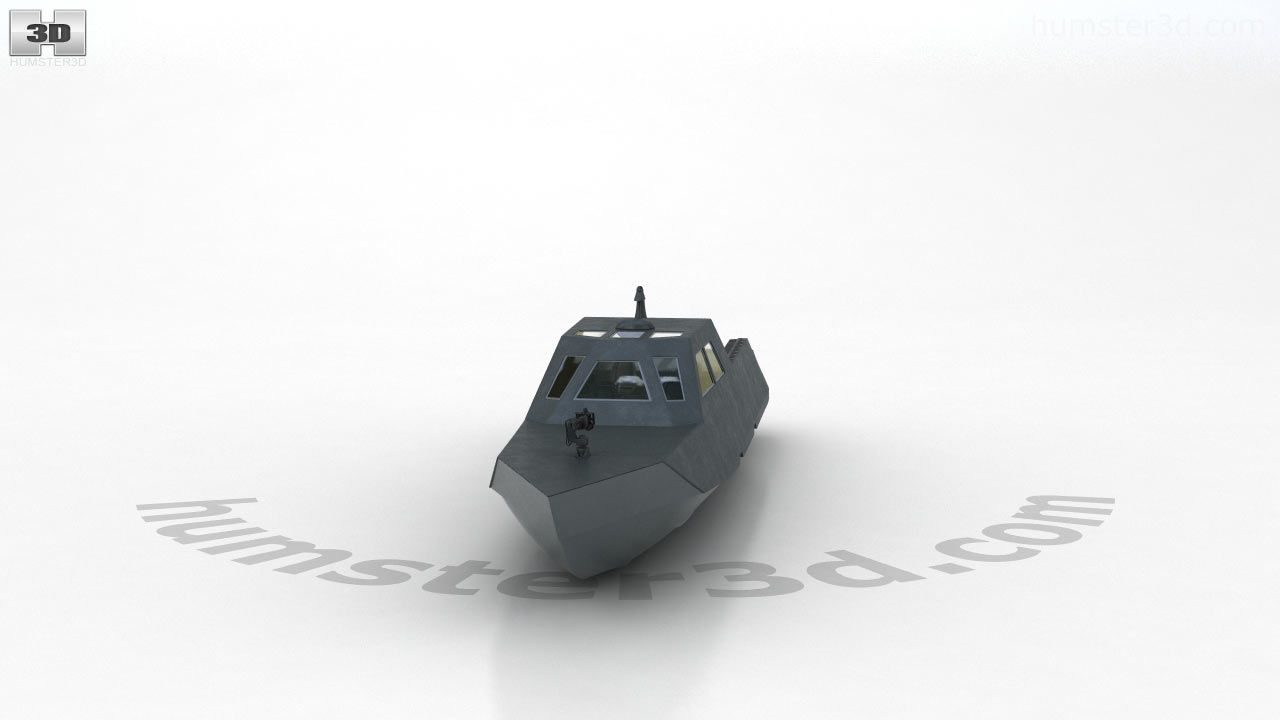 360 view of Combatant Craft Medium Mk1 3D model - 3DModels store