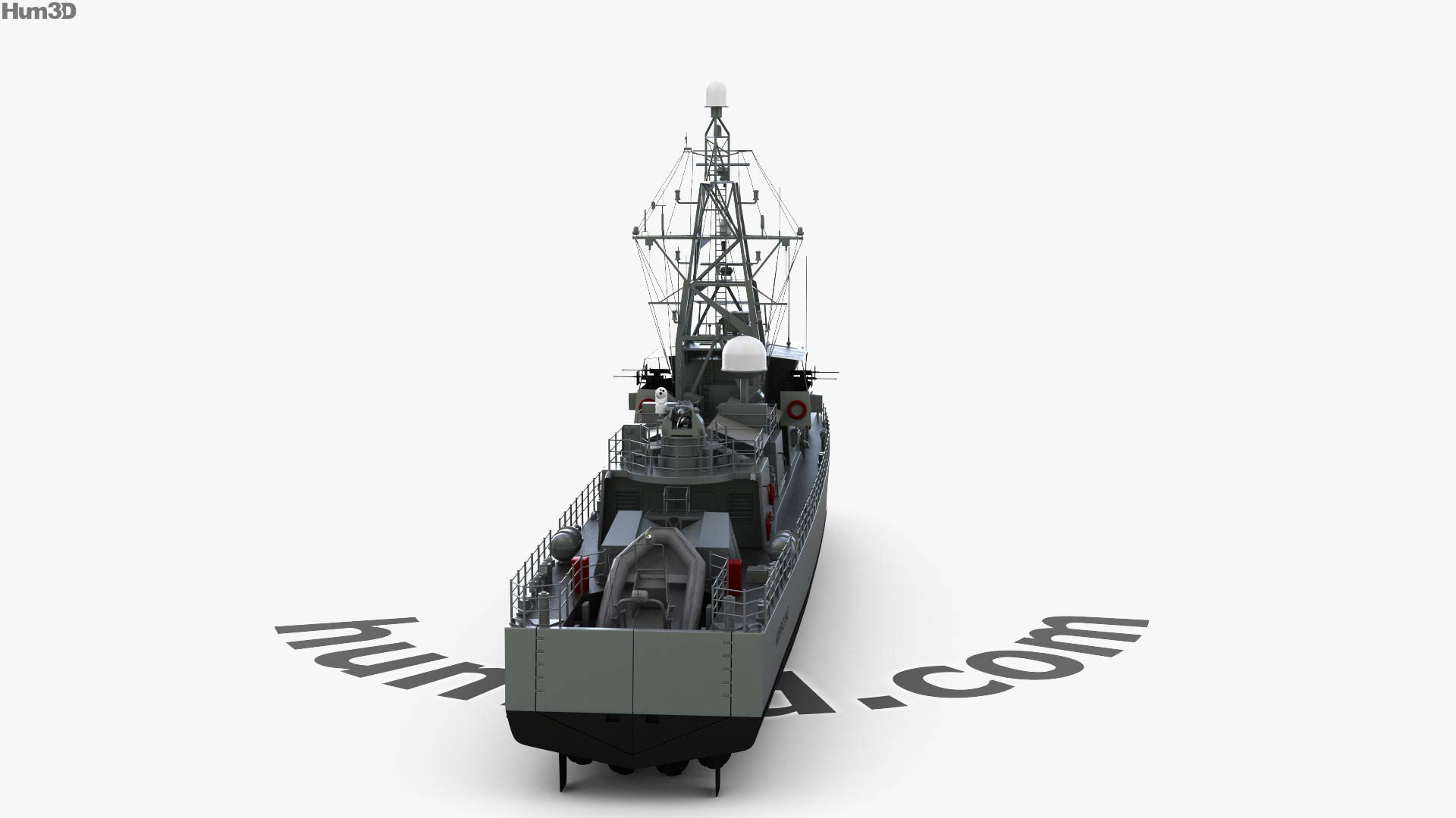 360 view of Cyclone-class patrol boat 3D model - 3DModels store