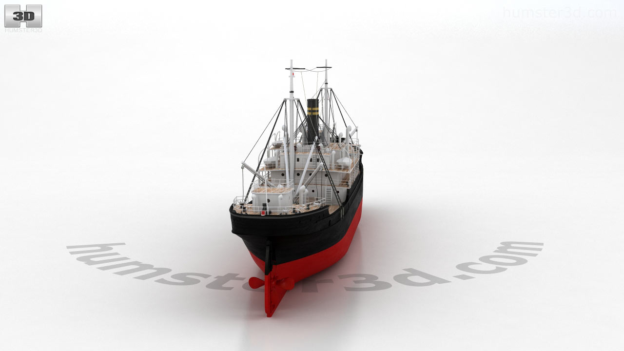 360 view of Ferris Cargo Ship 3D model - 3DModels store