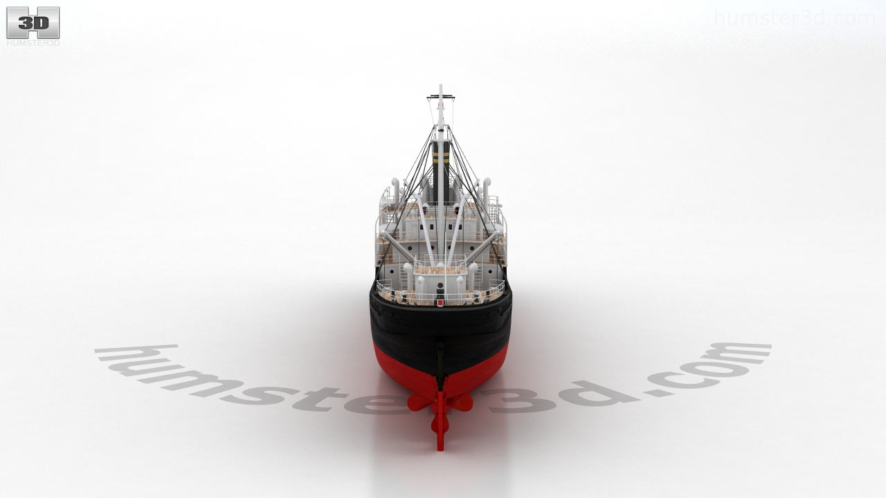 360 view of Ferris Cargo Ship 3D model - 3DModels store