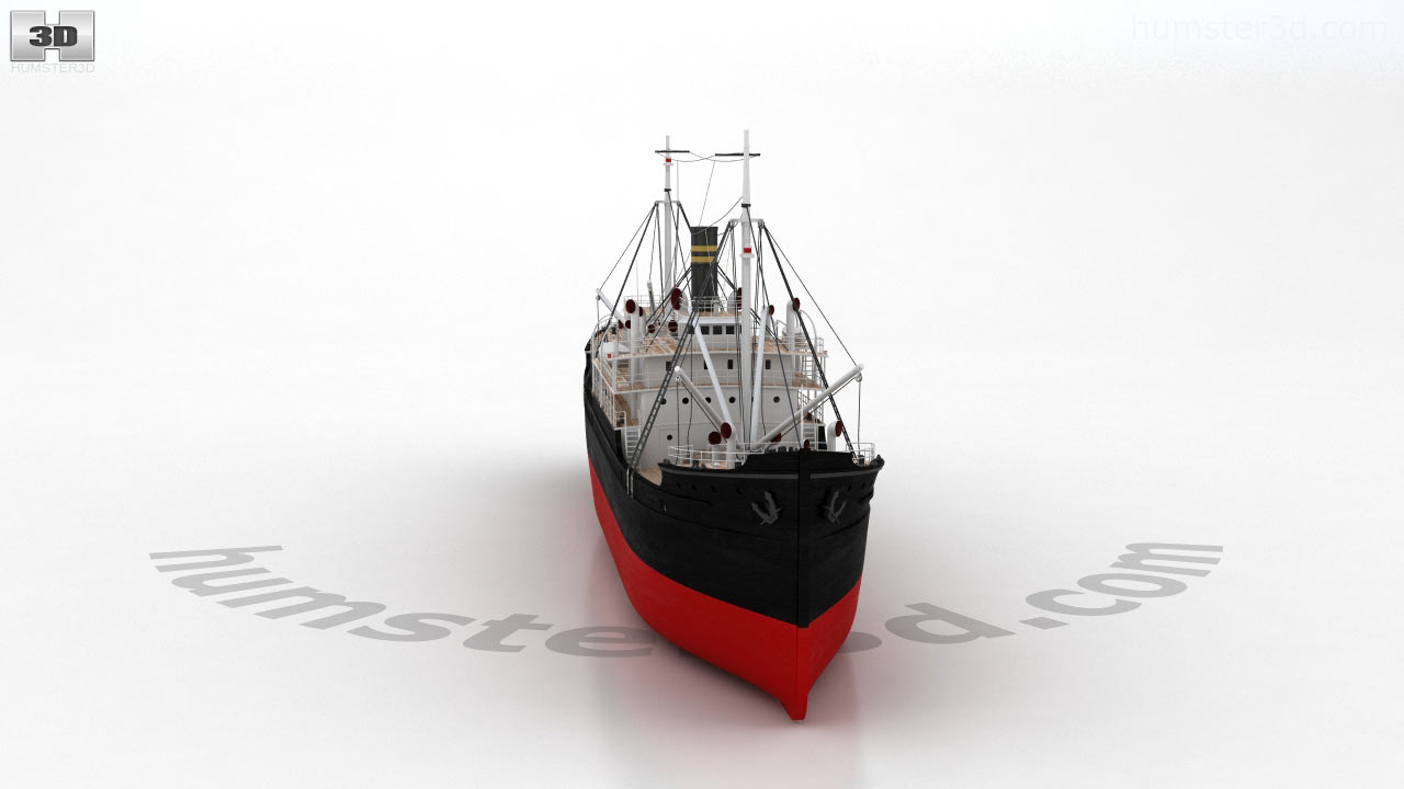 360 view of Ferris Cargo Ship 3D model - 3DModels store