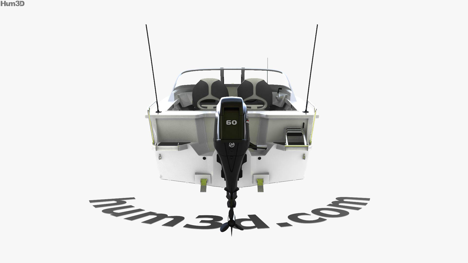360 view of Quintrex 450 Fishabout Pro 3D model - 3DModels store