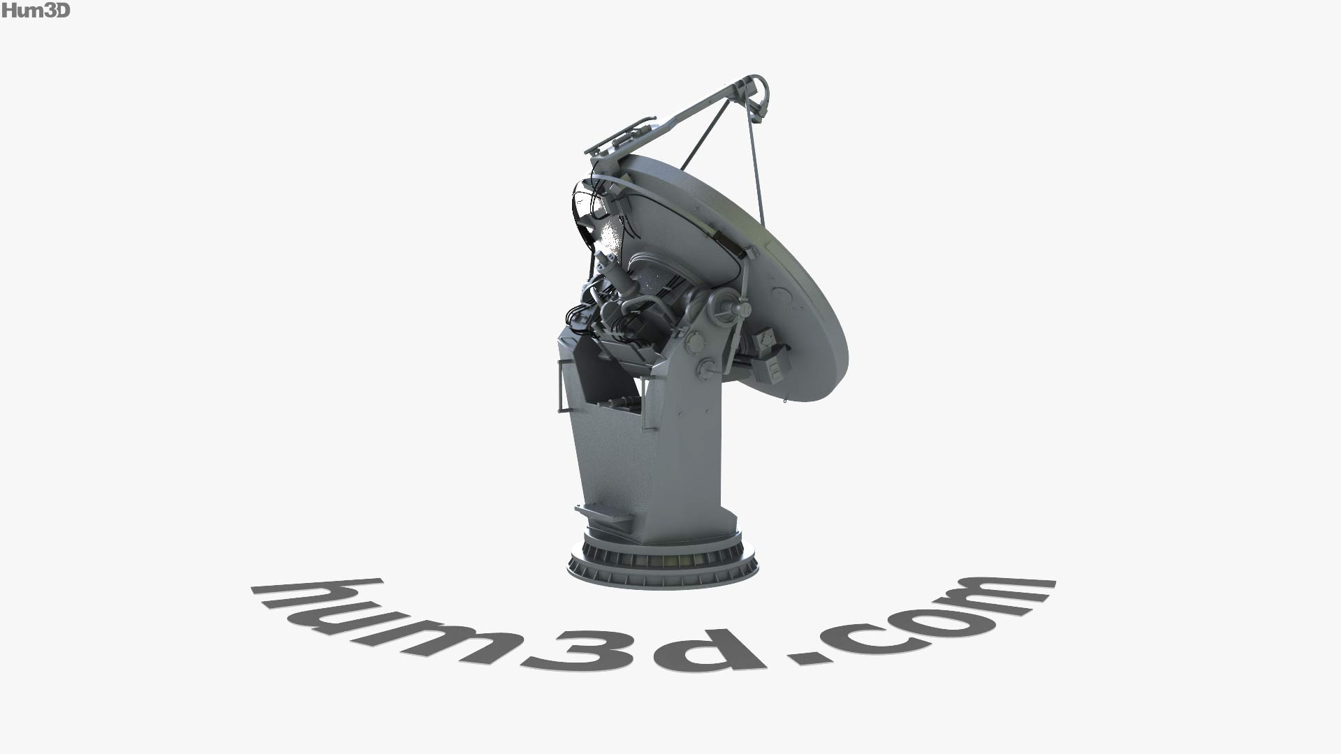 360 view of Raytheon Mark 99 Radar 3D model - 3DModels store