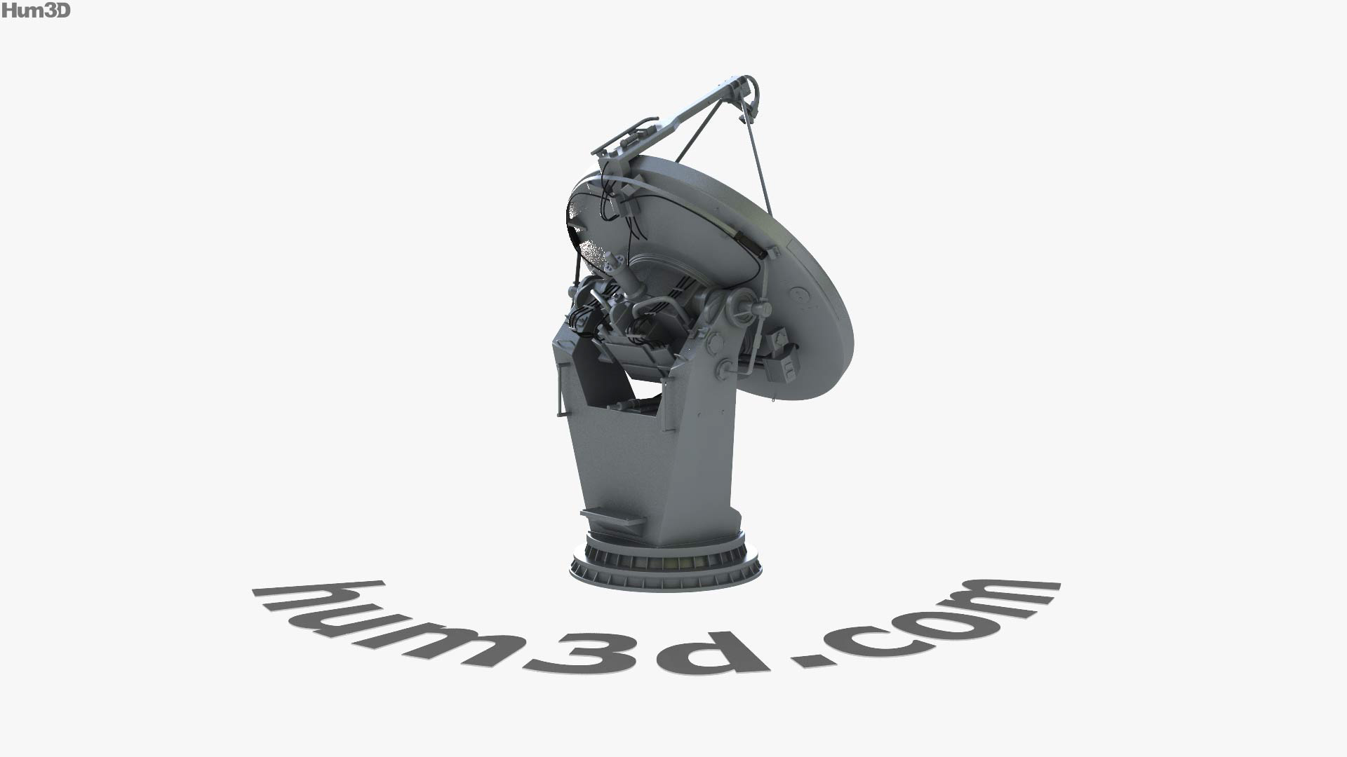 360 view of Raytheon Mark 99 Radar 3D model - 3DModels store
