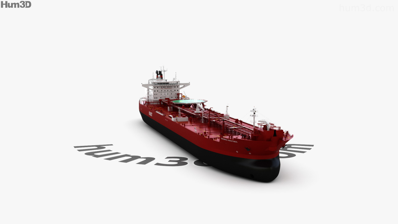 360 view of Shuttle Tanker Ingrid Knutsen 3D model - 3DModels store
