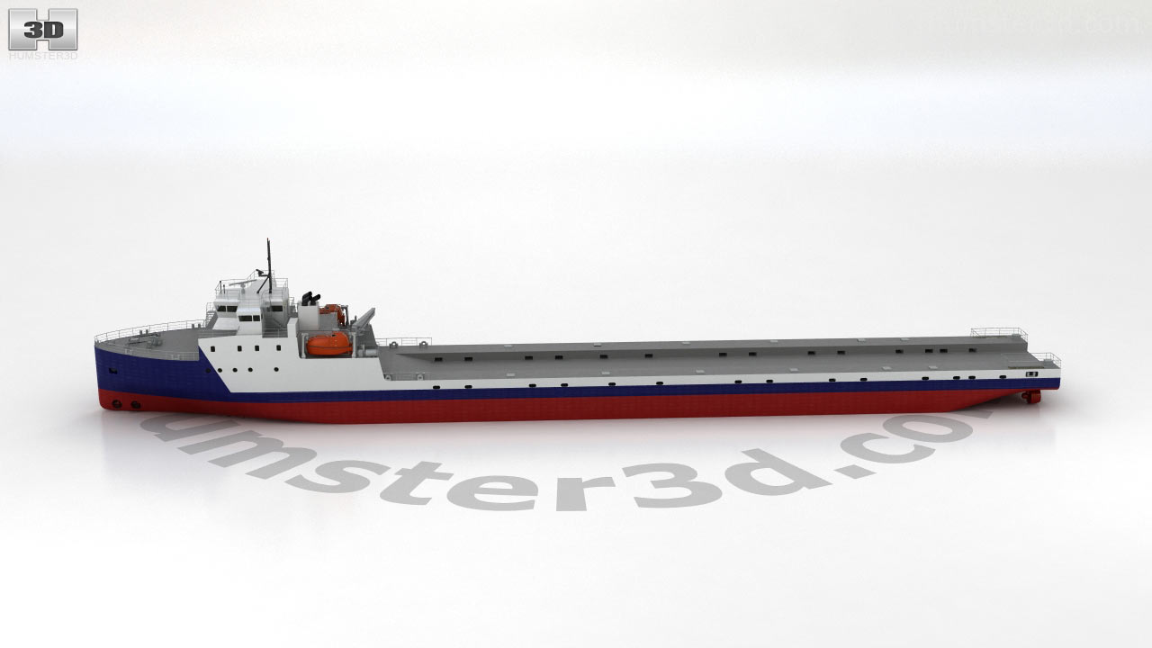 360 view of VARD 9 21 Module Carrier Vessel 3D model - 3DModels store