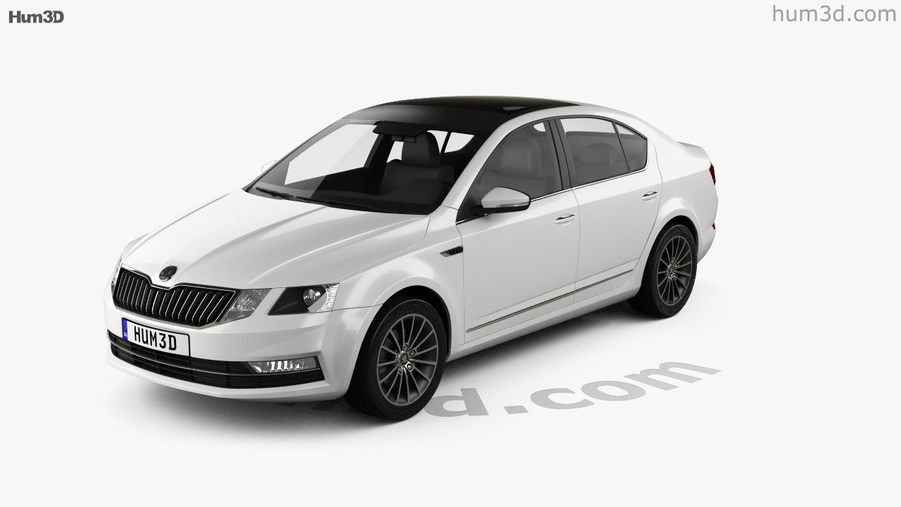 360 view of Skoda Octavia CN-spec liftback 2020 3D model - 3DModels store