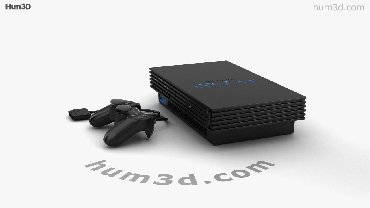 360 view of Sony PlayStation 2 3D model - 3DModels store