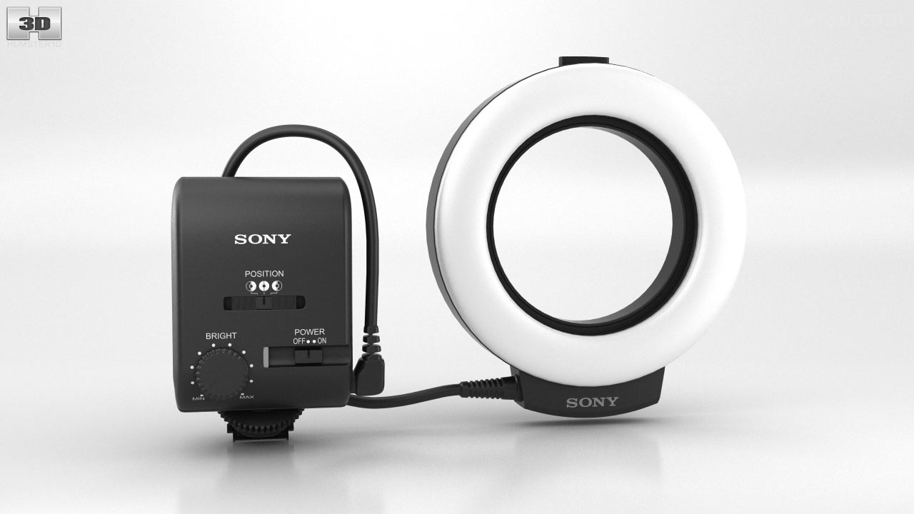 360 view of Sony HVL-RL1 Macro Ring Light 3D model - 3DModels store