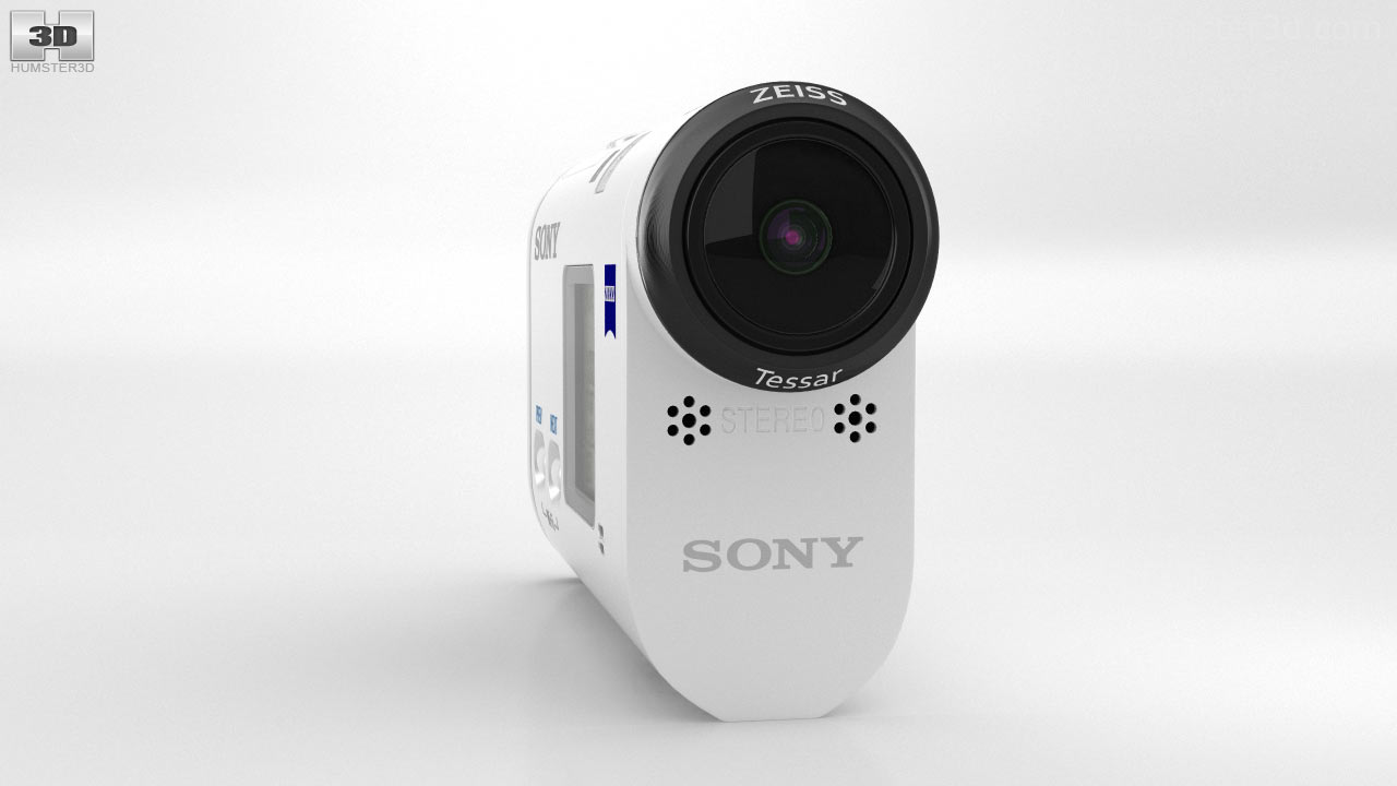 360 view of Sony Action Cam FDR-X1000V 4K 3D model - 3DModels store