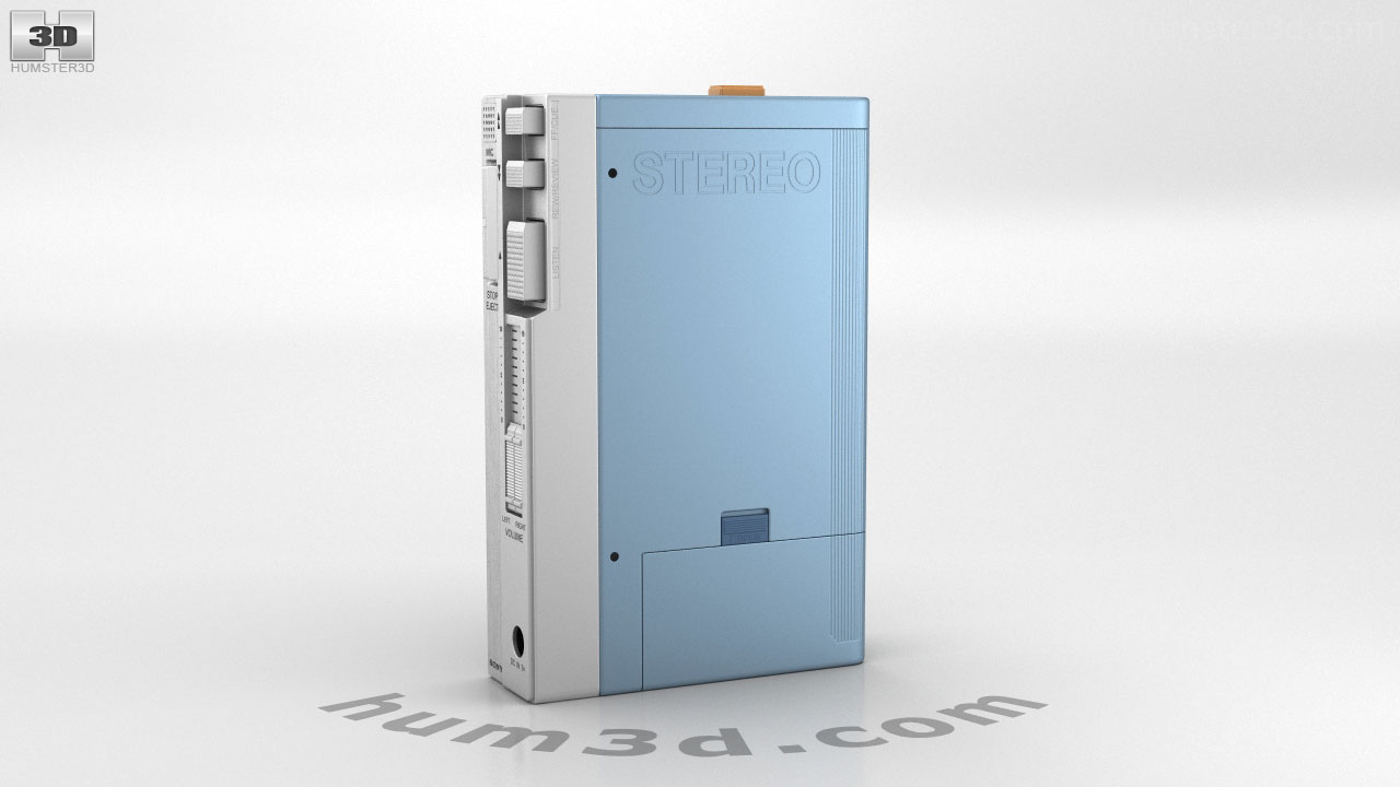 360 view of Sony Walkman TPS-L2 3D model - 3DModels store