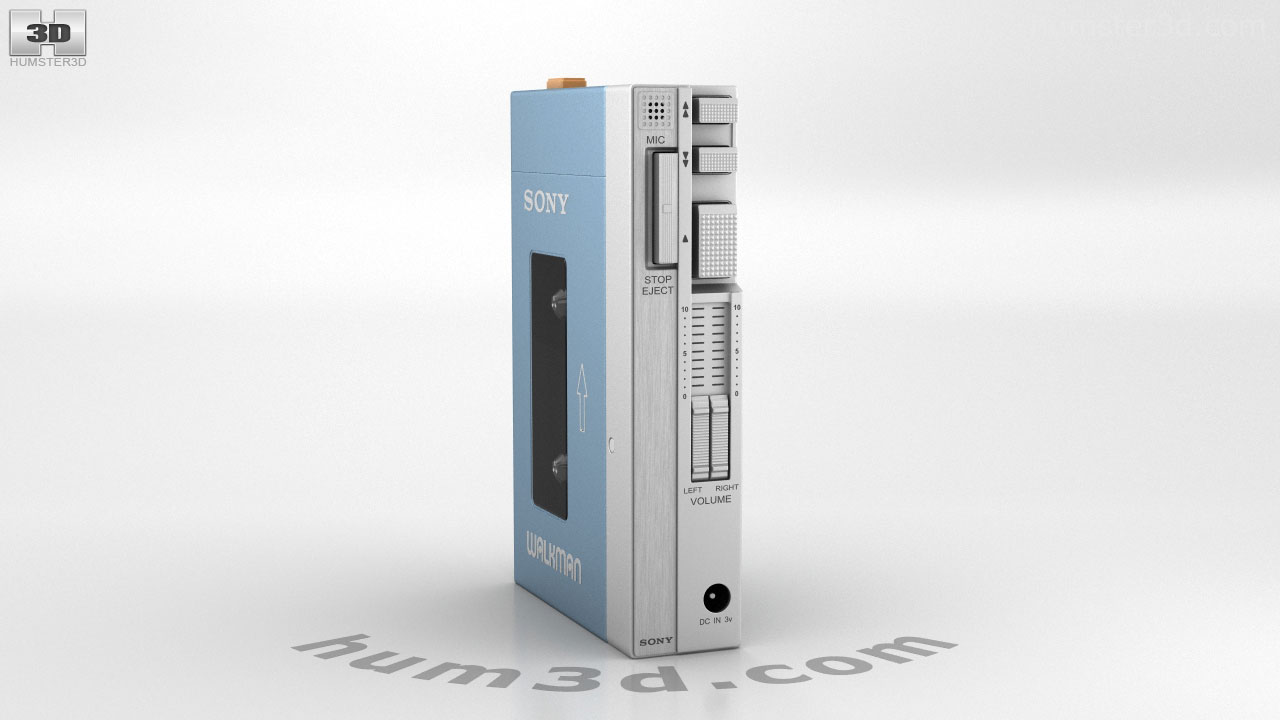 360 view of Sony Walkman TPS-L2 3D model - 3DModels store