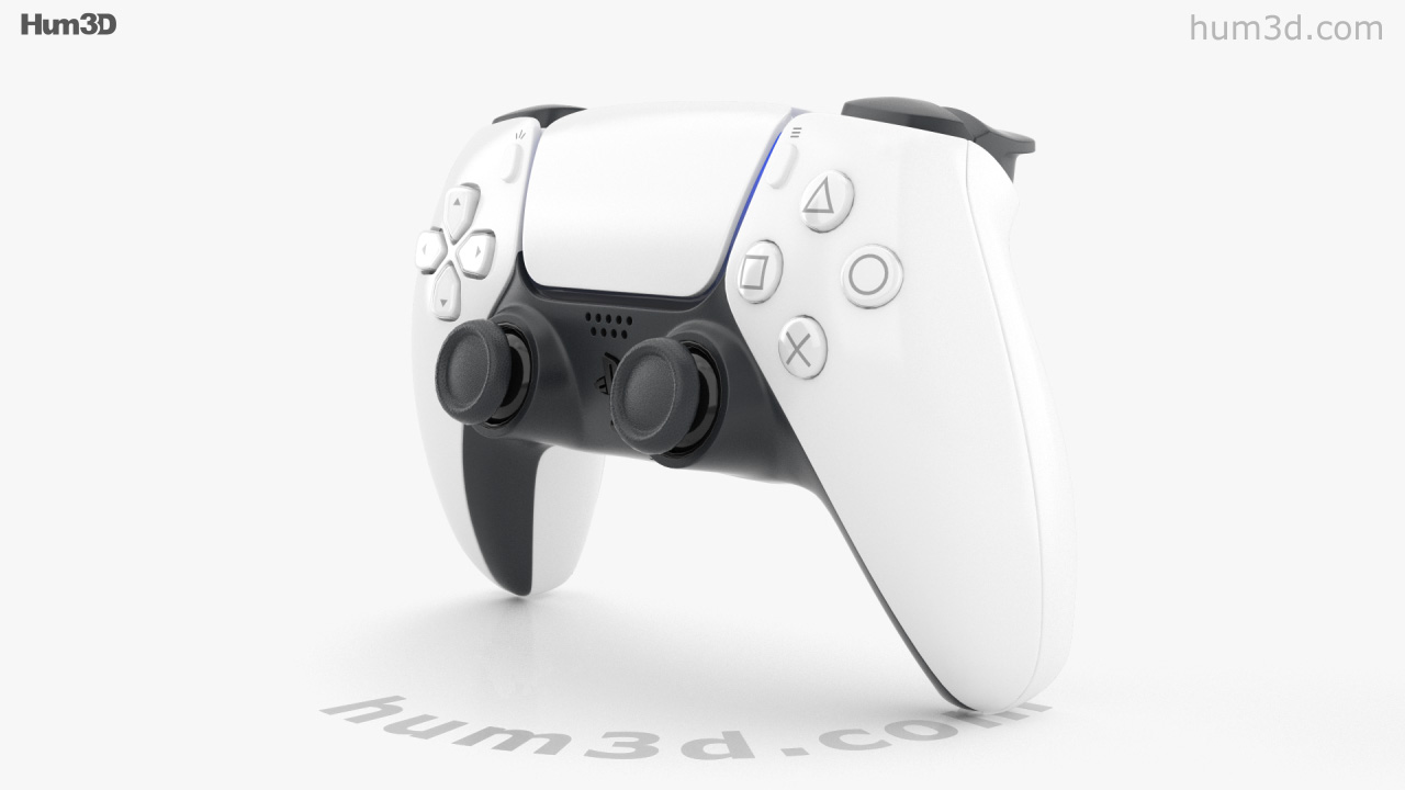 360 view of Sony DualSense Controller 3D model - 3DModels store