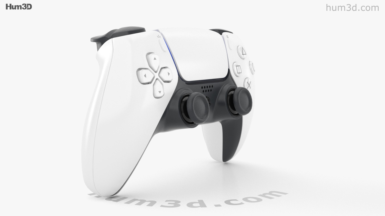 360 view of Sony DualSense Controller 3D model - 3DModels store