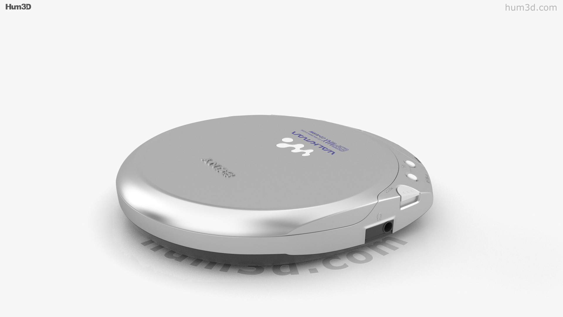 360 view of Sony Walkman CD Player 3D model - 3DModels store