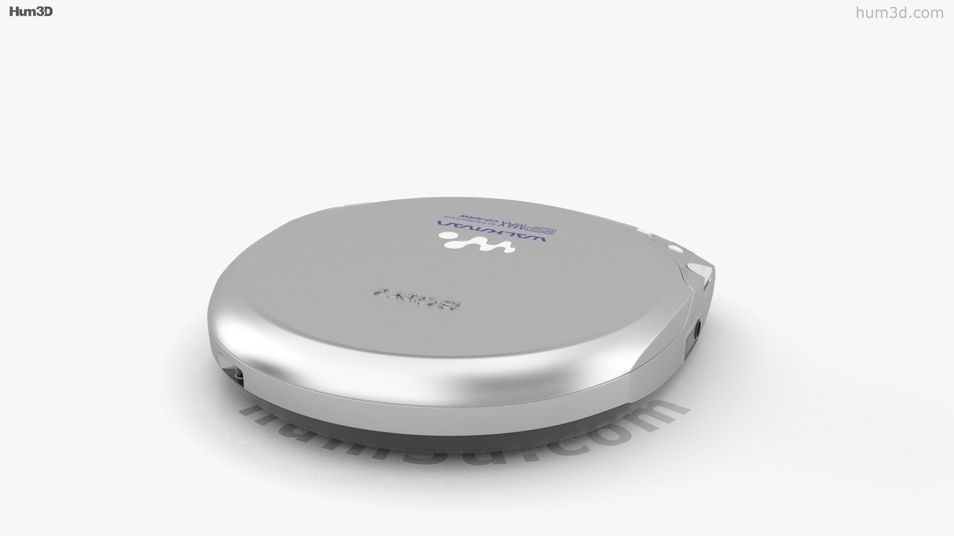 360 view of Sony Walkman CD Player 3D model - 3DModels store