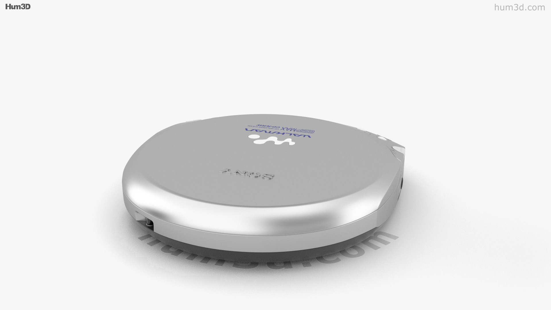 360 view of Sony Walkman CD Player 3D model - 3DModels store