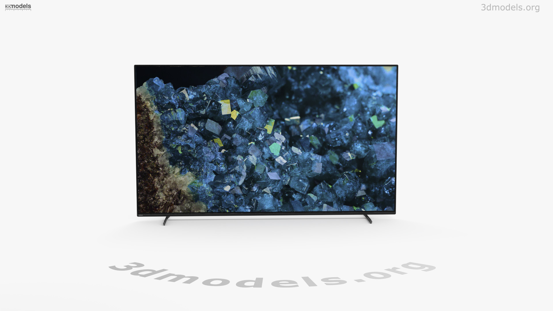 360 view of Sony Bravia XR OLED 77A80L 3D model - 3DModels store