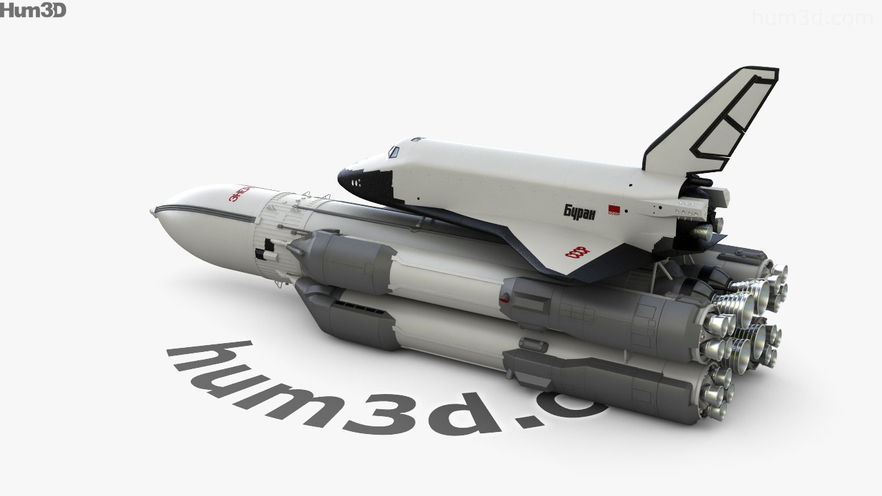 360 view of Energia Buran 3D model - 3DModels store