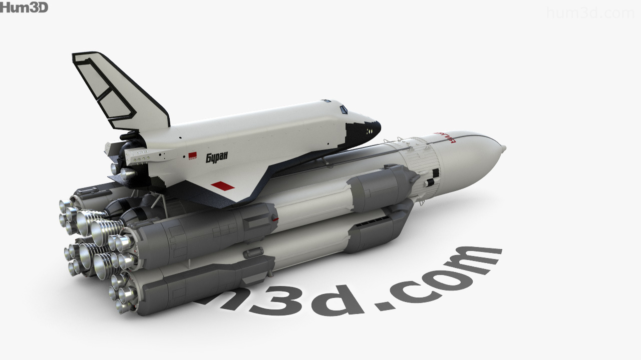 360 view of Energia Buran 3D model - 3DModels store