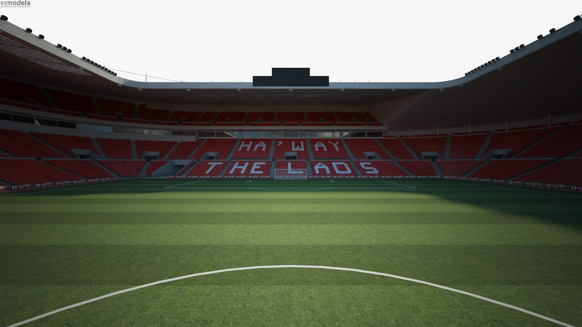 360 view of Stadium of Light 3D model - 3DModels store