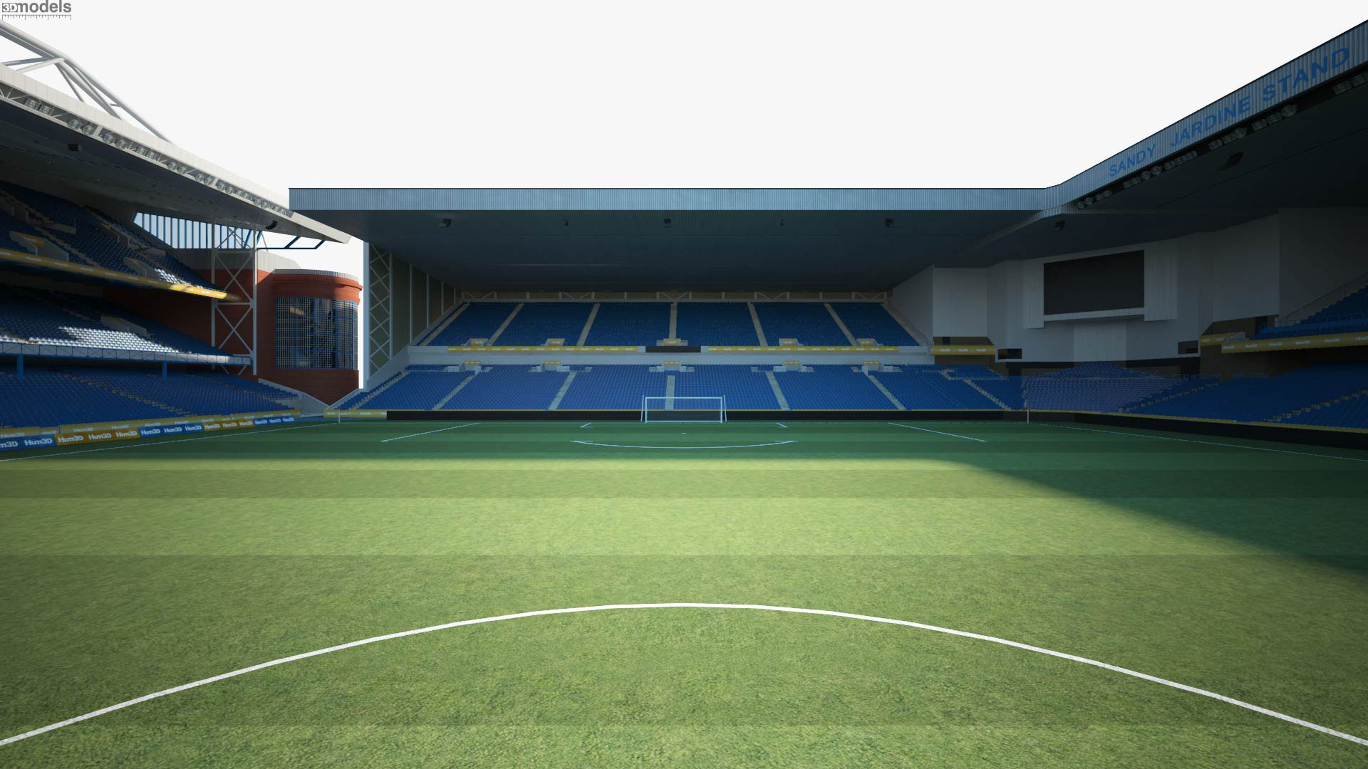 360 view of Ibrox Stadium 3D model - 3DModels store