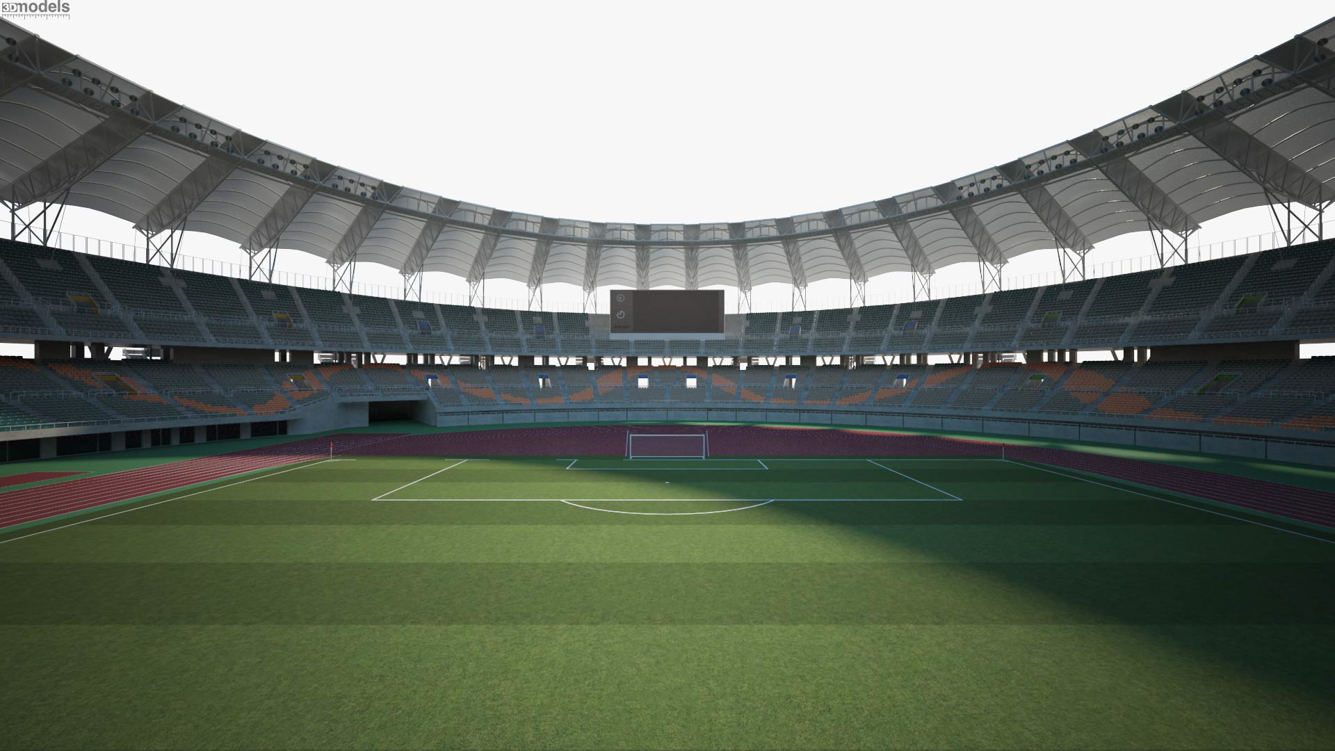 360 view of Shizuoka Stadium ECOPA 3D model - 3DModels store
