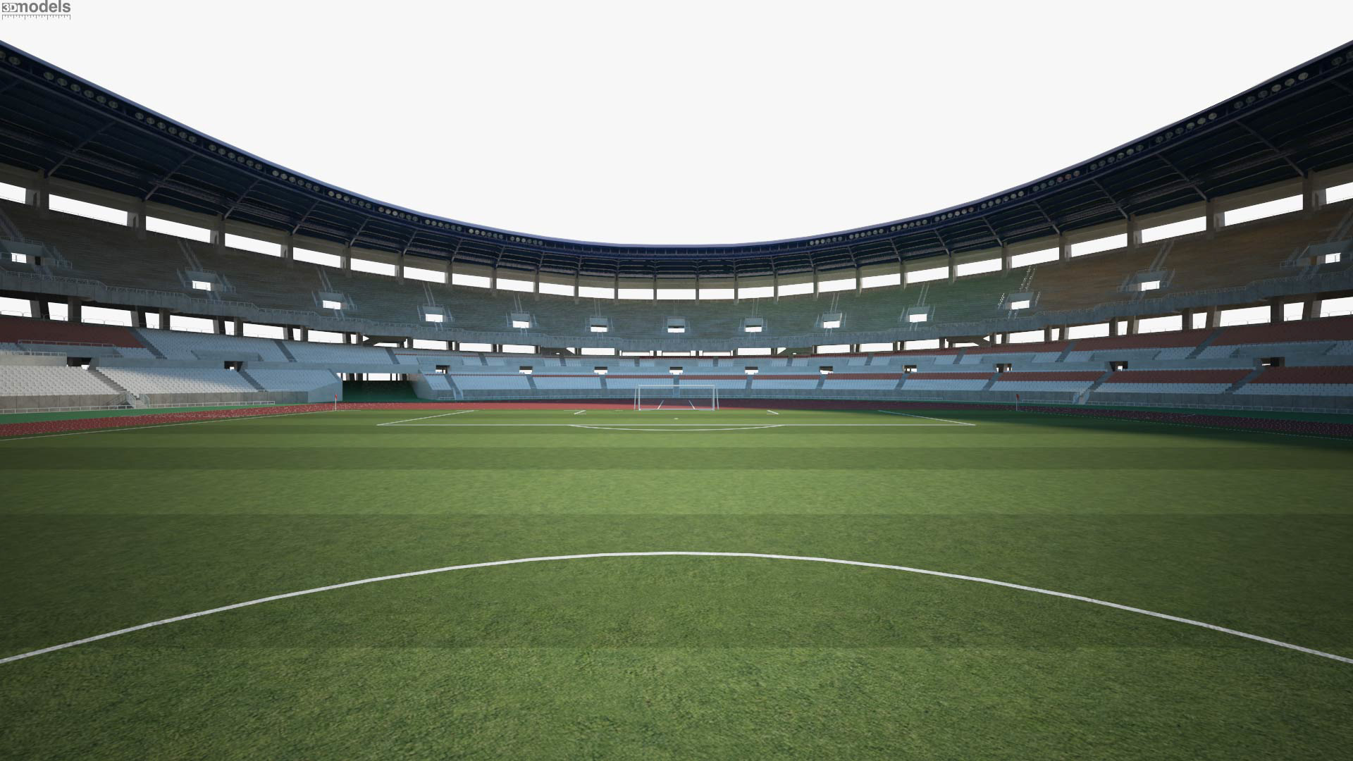 360 view of Seoul Olympic Stadium 3D model - 3DModels store