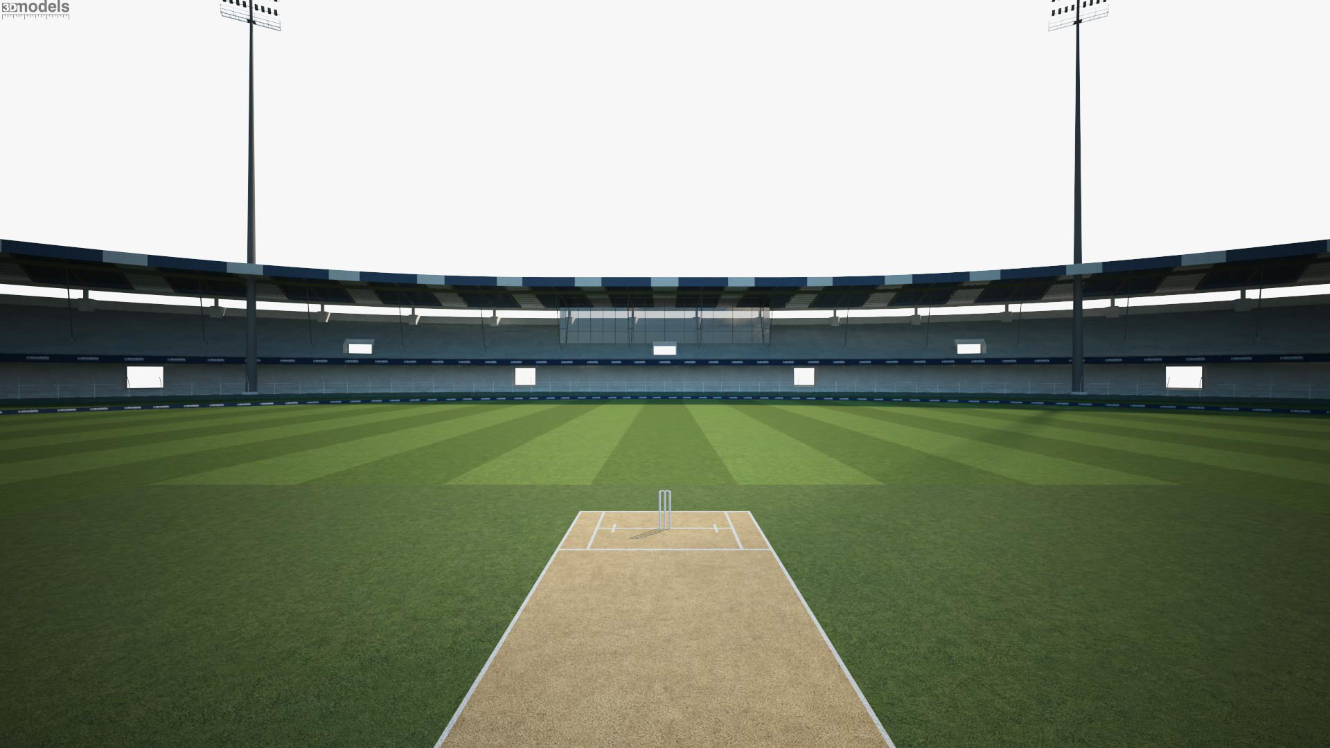 360 view of Dadoji Kondadev Stadium 3D model - 3DModels store