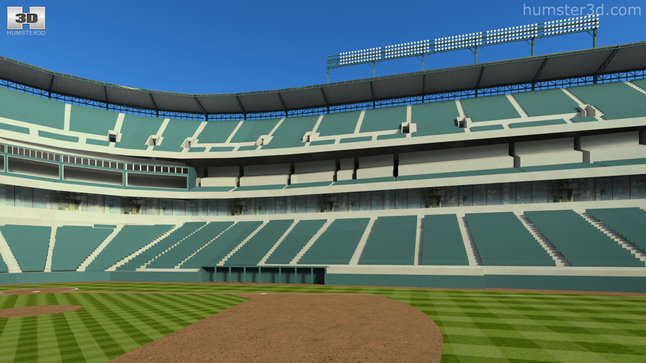 360 view of Rangers Ballpark Baseball stadium 3D model - 3DModels store