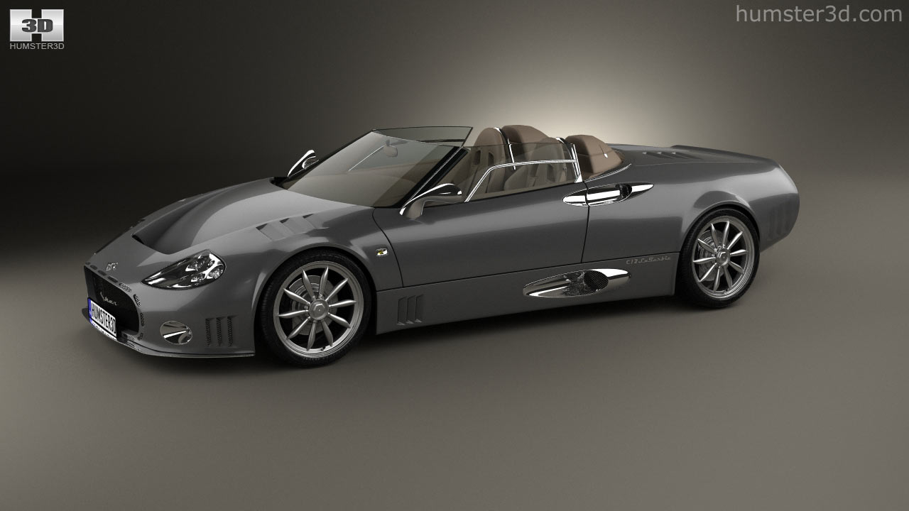 360 view of Spyker C12 La Turbie 2014 3D model - 3DModels store