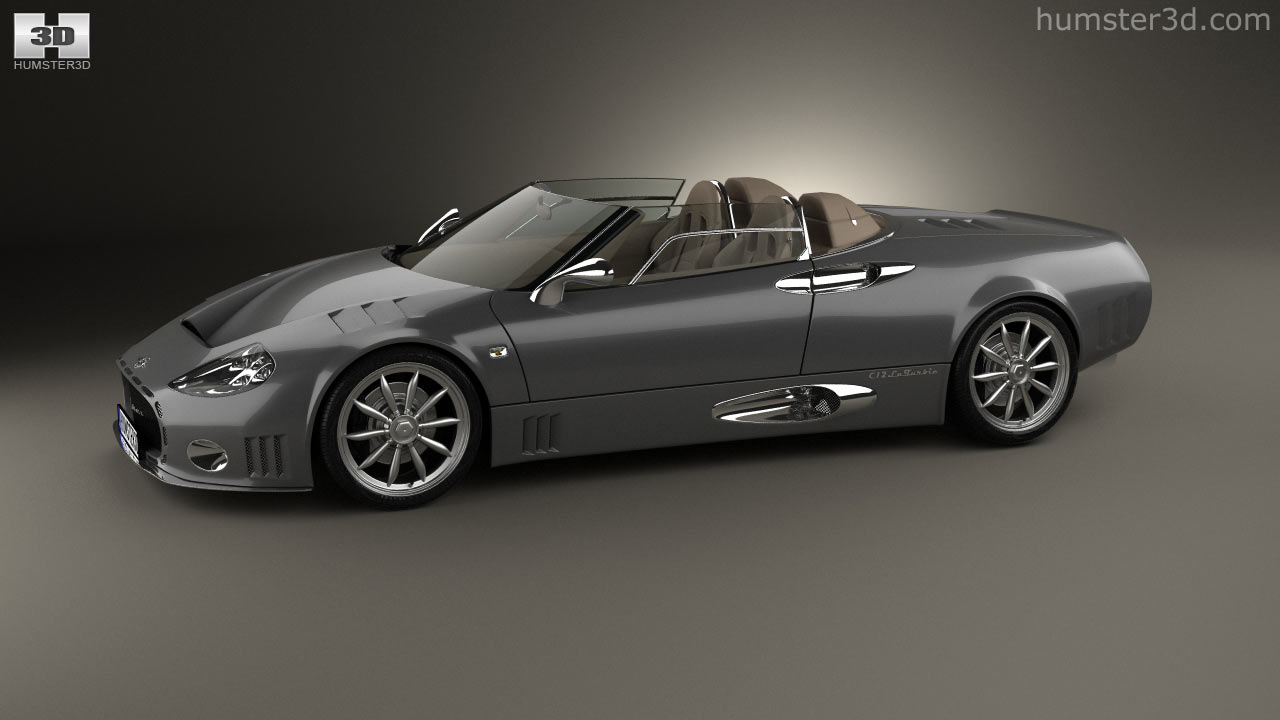 360 view of Spyker C12 La Turbie 2014 3D model - 3DModels store