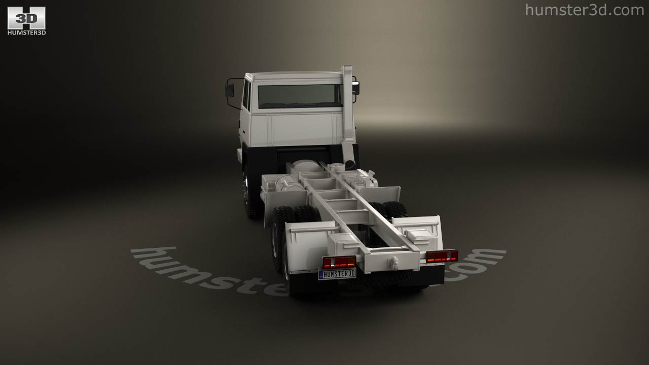 360 view of Steyr Plus 91 1491 Chassis Army Truck 1978 3D model ...