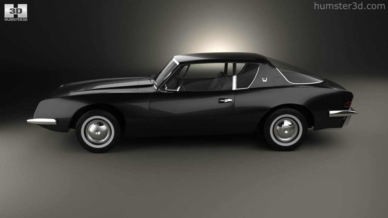 360 view of Studebaker Avanti 1963 3D model - 3DModels store