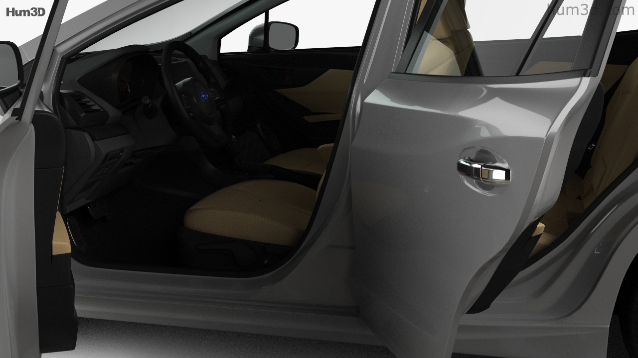 360 view of Subaru Impreza 5-door hatchback with HQ interior 2019 3D ...