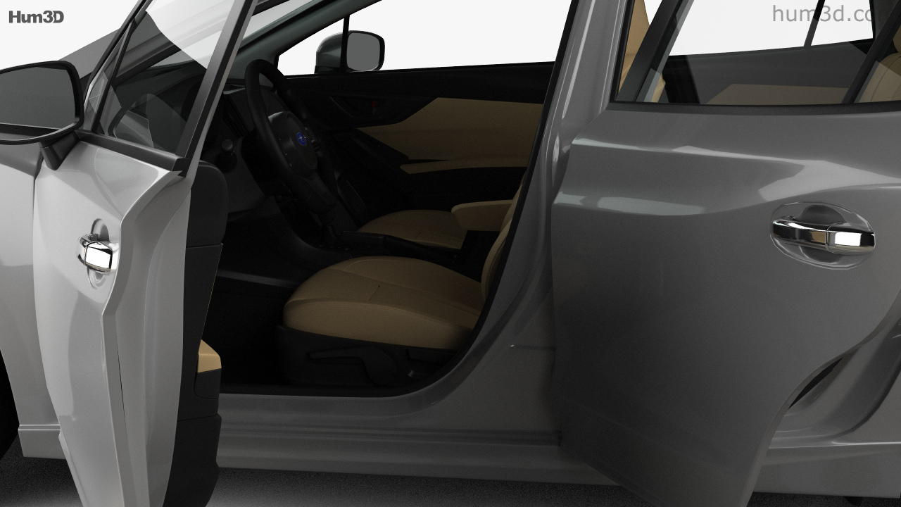 360 view of Subaru Impreza 5-door hatchback with HQ interior 2019 3D ...