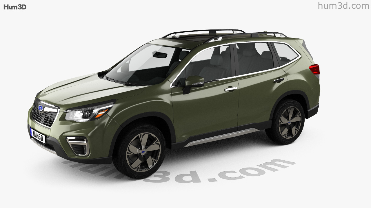 360 view of Subaru Forester Touring 2021 3D model - 3DModels store