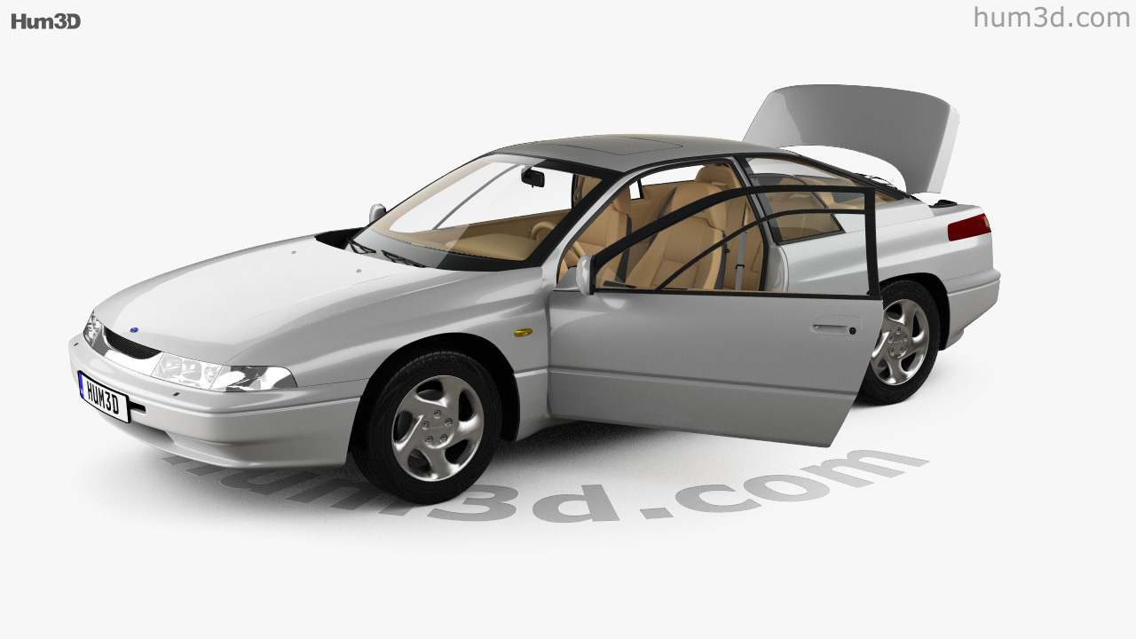 360 view of Subaru SVX with HQ interior 1997 3D model - 3DModels store