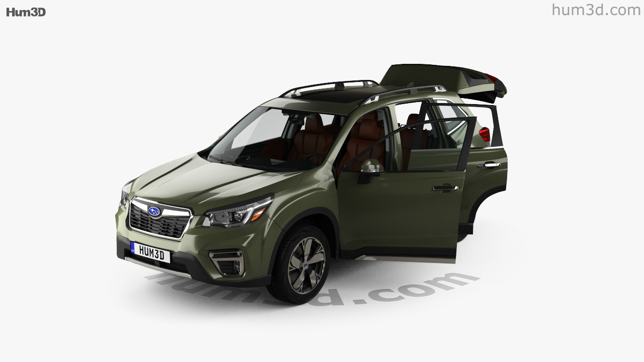 360 view of Subaru Forester Touring with HQ interior 2021 3D model ...